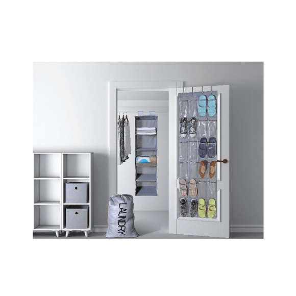 Mainstays | Storage & Organization | Mainstays 5pcs Closet Set Organizer Soft Silver | Poshmark